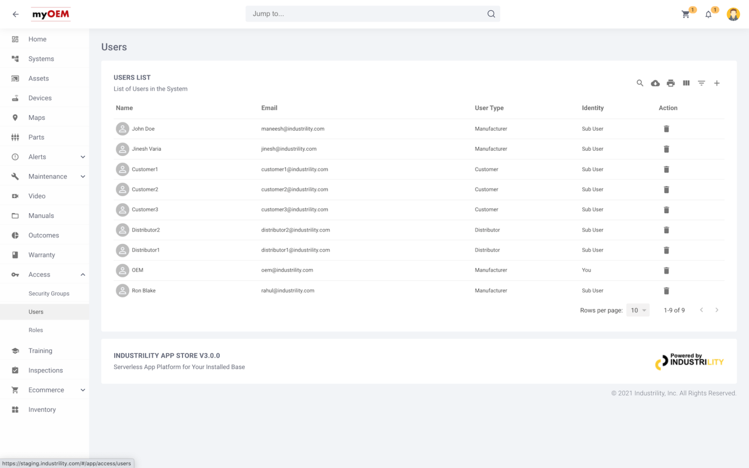 Manage Users Efficiently | Industrility User Management App